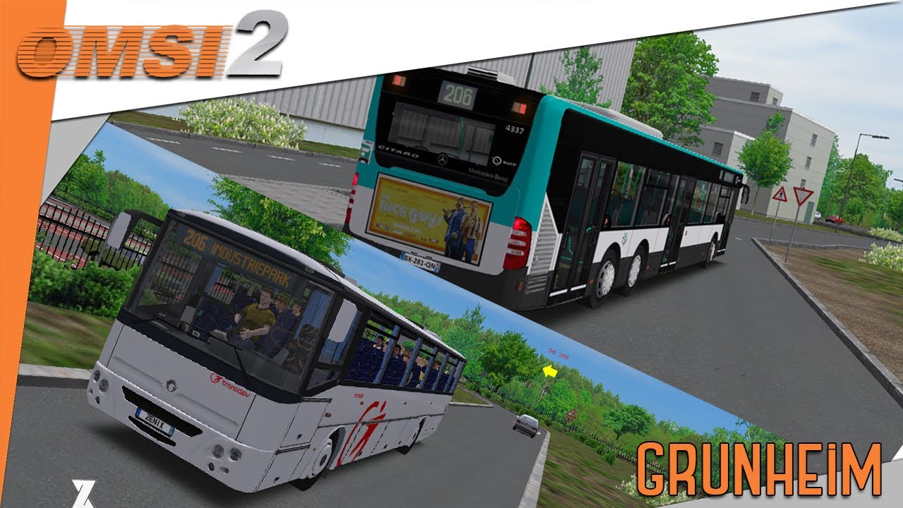 🚌OMSI 2 | Grunheim : Mercedes Citaro Facelift L RATP + Irisbus Axer ...