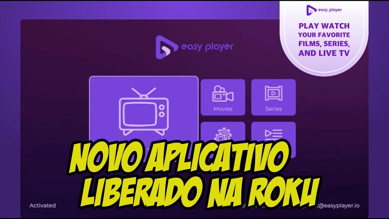 NOVO APLICATIVO EASY PLAYER NA ROKU E ROKU EXPRESS 2024 - YouTube