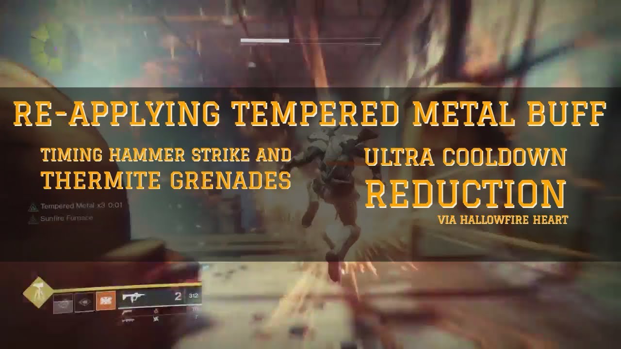 Re-applying Tempered Metal Buff - YouTube