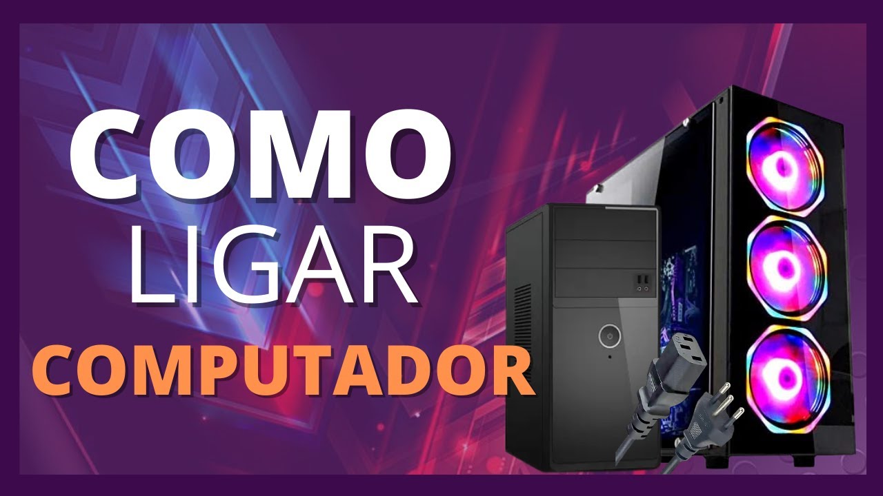 PASSO A PASSO DE COMO CONECTAR O COMPUTADOR / Explicação Simples de ...