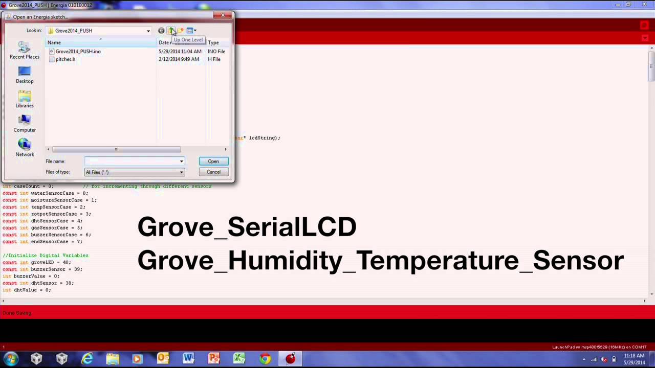 Energia Tutorial: Grove Base BoosterPack - YouTube
