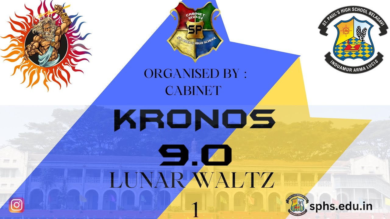 Lunar Waltz I || Kronos 2k23 || St Paul's High School | 30th October ...