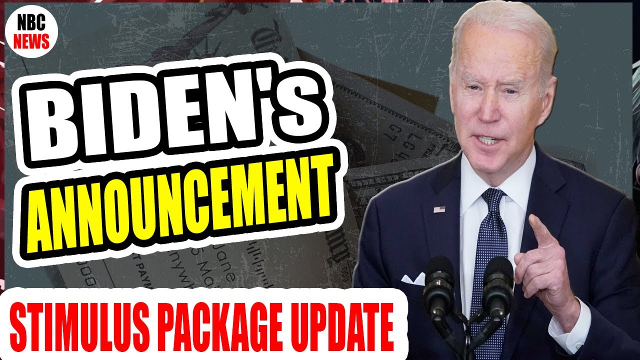 🔴 BIDEN's ANNOUNCEMENT ! 4TH STIMULUS PACKAGE ! STIMULUS PACKAGE UPDATE ...