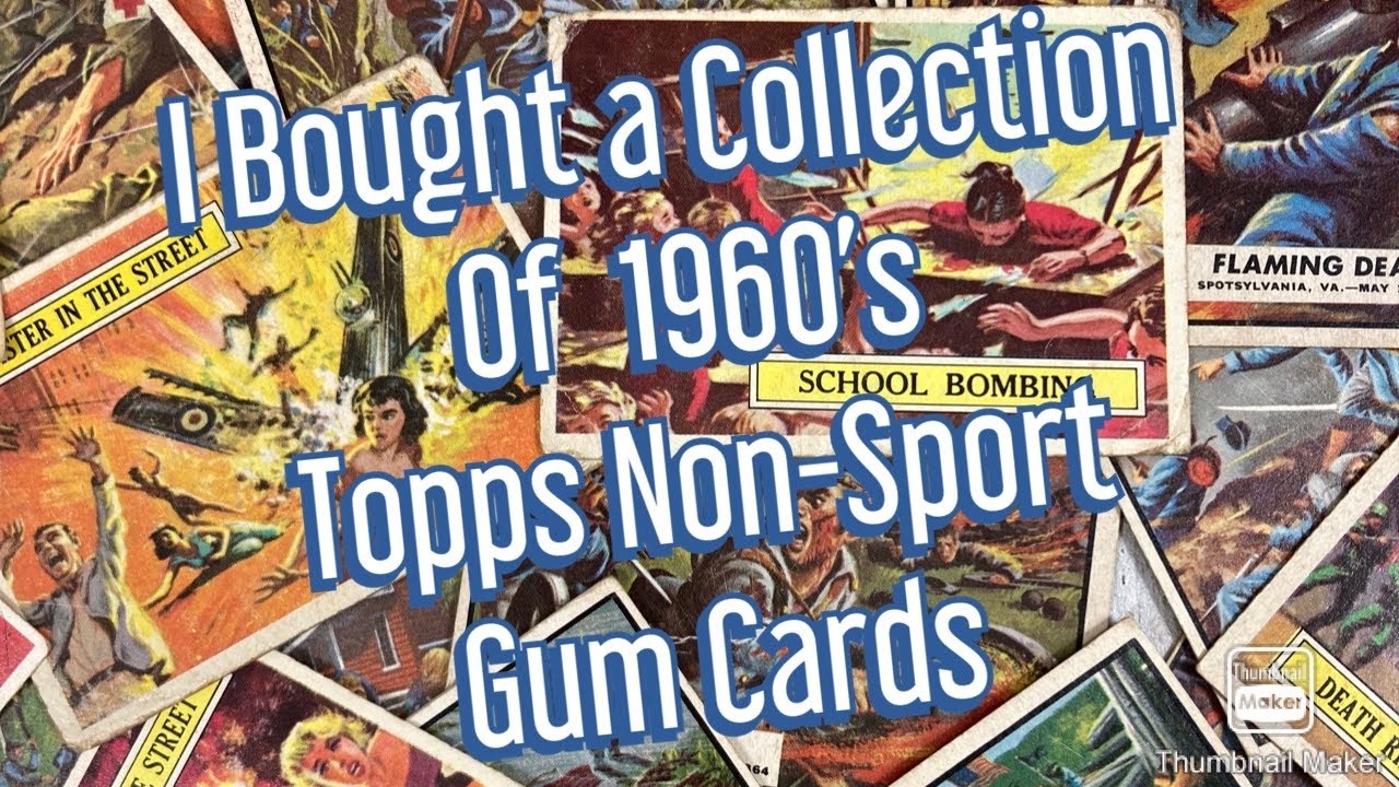 I Bought a collection of 1960’s Non Sports Trading Cards Topps Battle ...