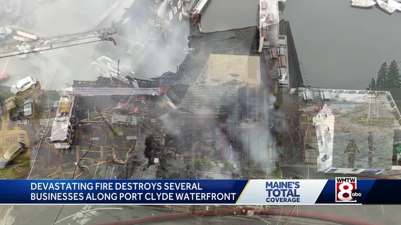 Port Clyde Fire- 5pm update pkg - YouTube