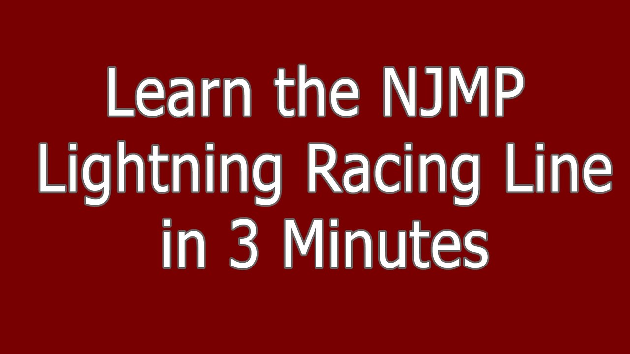 Lightning Raceway NJMP - Learn the Racing Line in 3 Minutes - YouTube