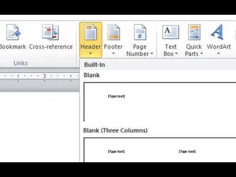 How to Double Spacing, Header, Footer, Page number, and create Table of ...