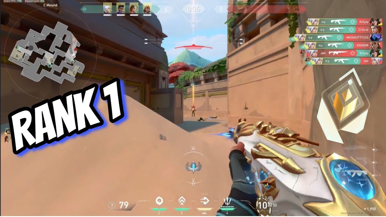 how a RANK 1 radiant aims - YouTube