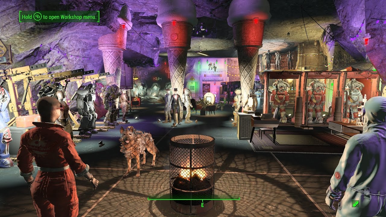 Giant Museum Settlement Tour - Vault 88 (no mods) just CC + DLC ...