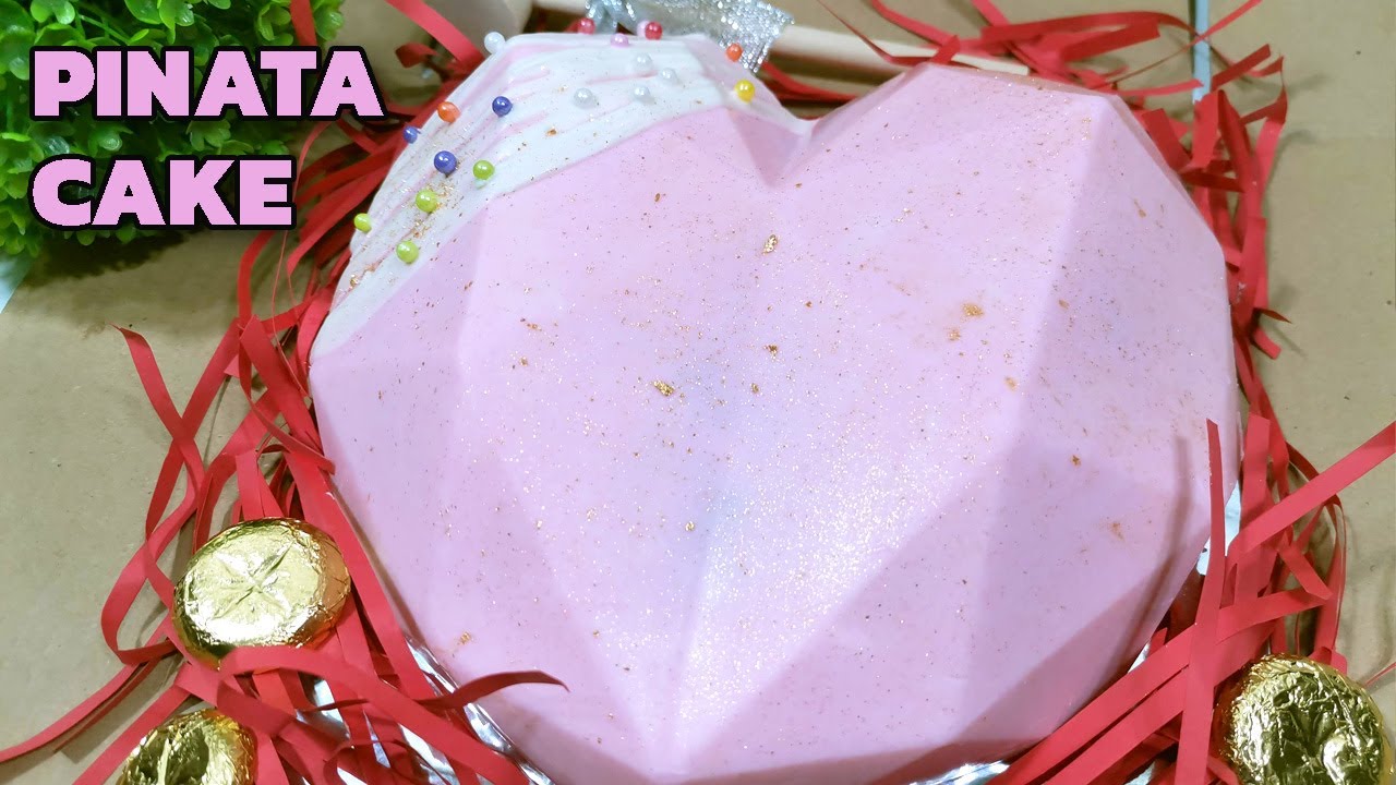 HOW TO MAKE PINATA SMASH CAKE | 3D CHOCOLATE SMASH CAKE | BREAKABLE ...