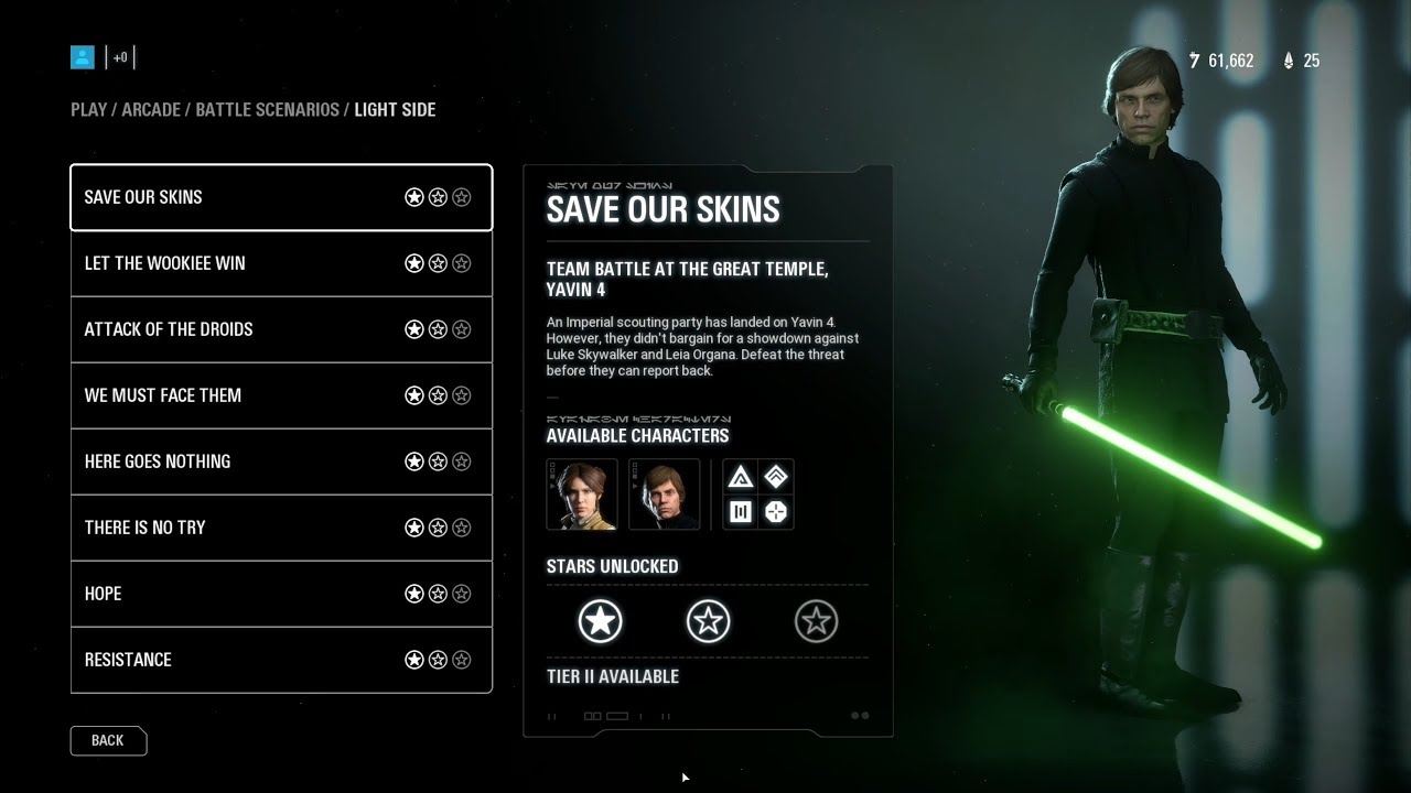Luke Arcade Victory Pose Unlocked Star Wars Battlefront 2 - YouTube