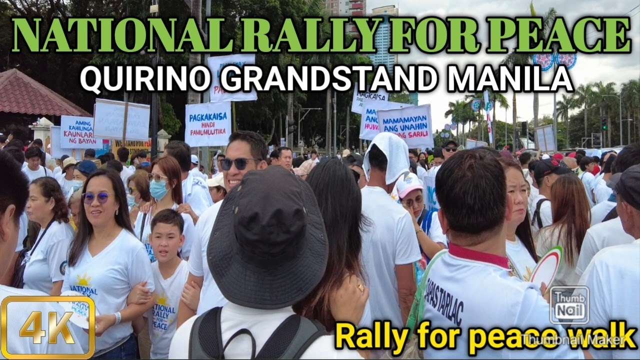 National Rally For Peace|Million Members of Iglesia ni Cristo Join ...