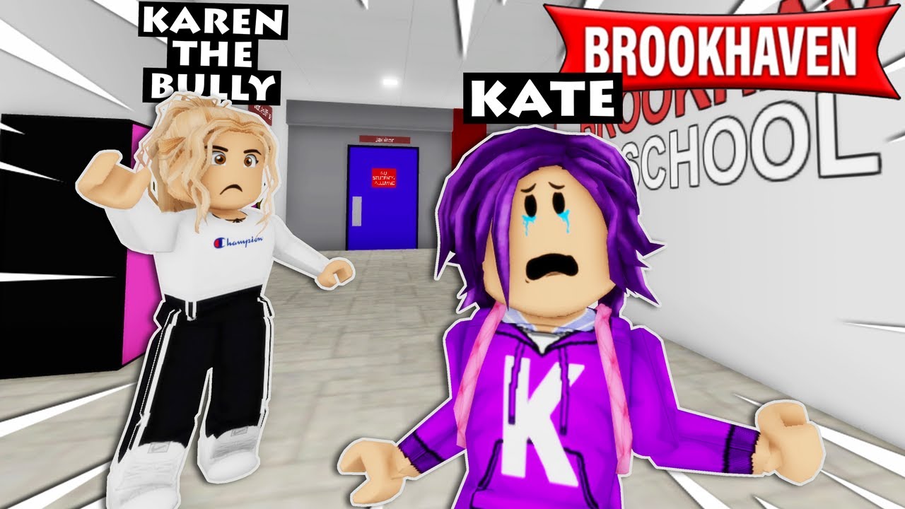 Kate got BULLIED by Angry Karen in Brookhaven! | Roblox Roleplay - YouTube