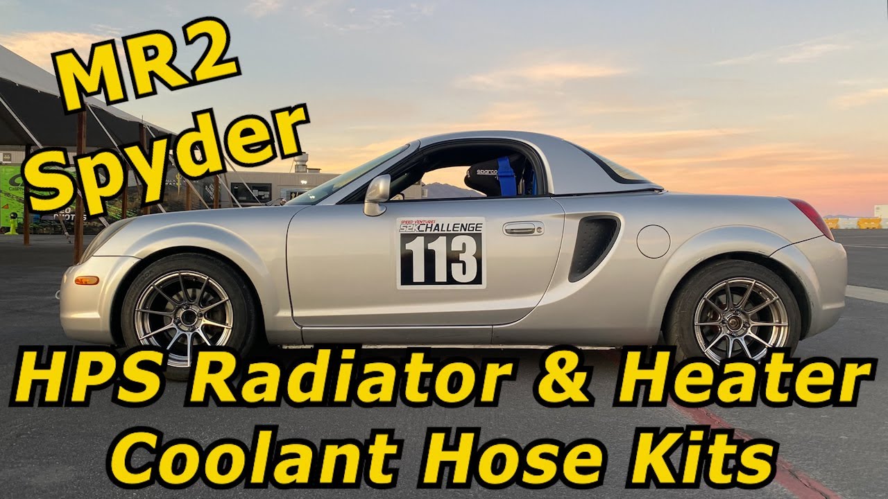MR2 Spyder HPS Radiator and Heater Coolant Hose Kits - YouTube