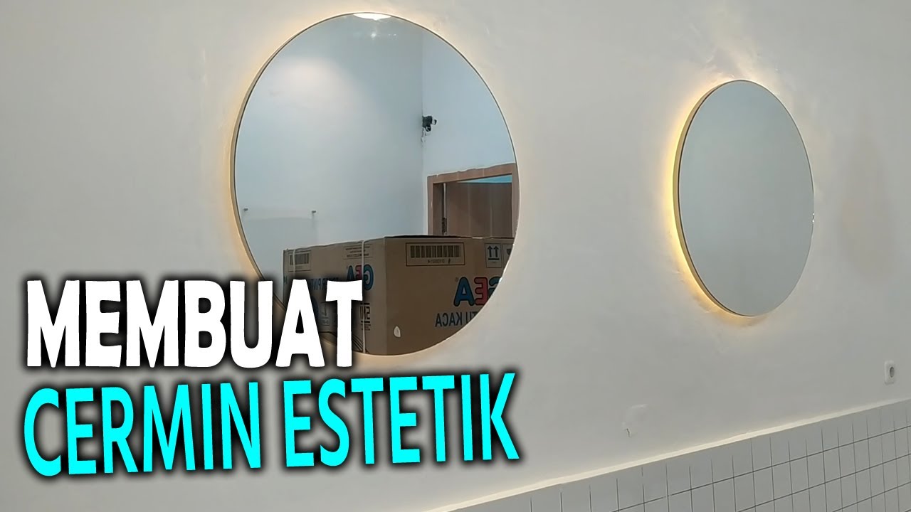 Cara Membuat Cermin Estetik Model Lingkaran - YouTube