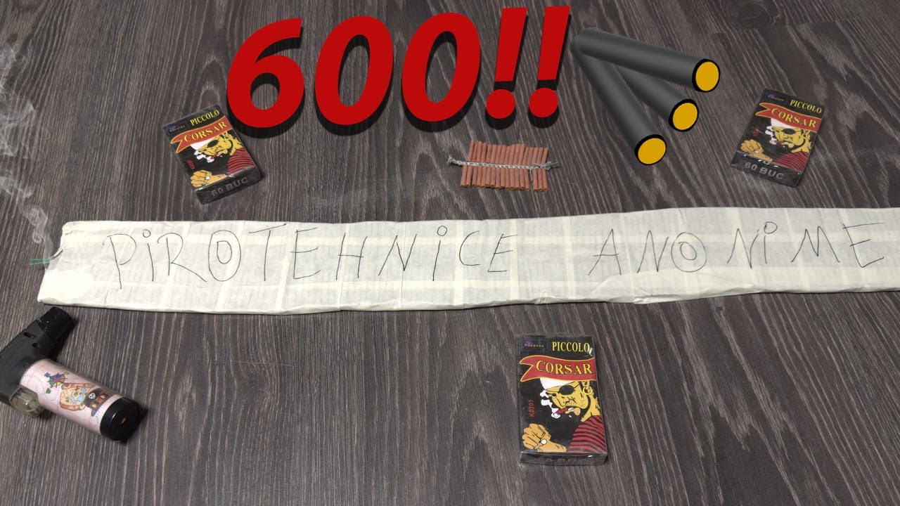 Mitraliera din *600* de Petarde (piccolo) - YouTube