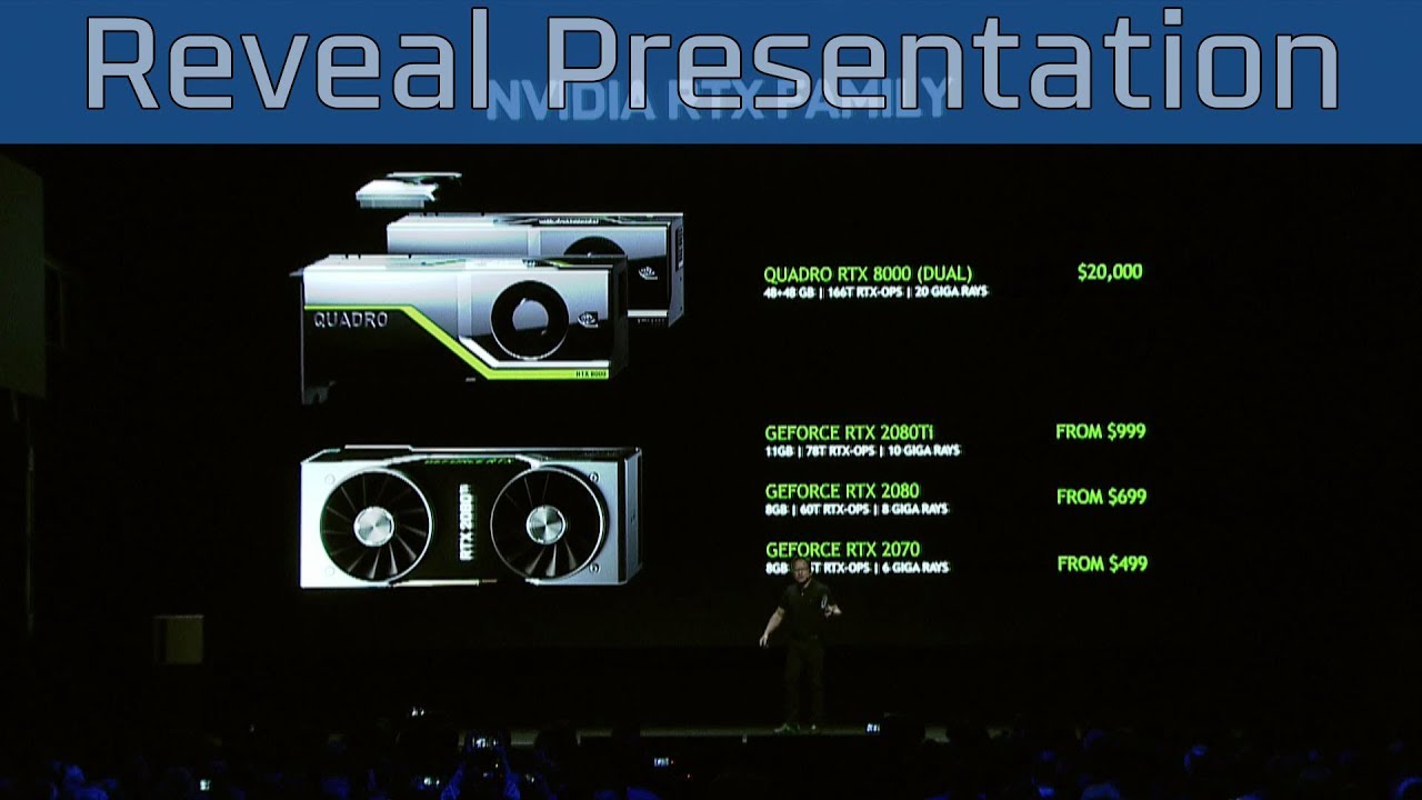 Nvidia - Gamescom 2018 RTX Graphics Cards Full Reveal Presentation [HD ...