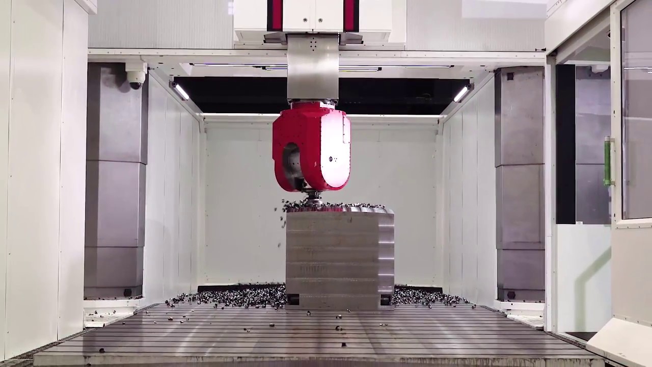 High Performance 5-axis cutting on TAURUS - YouTube