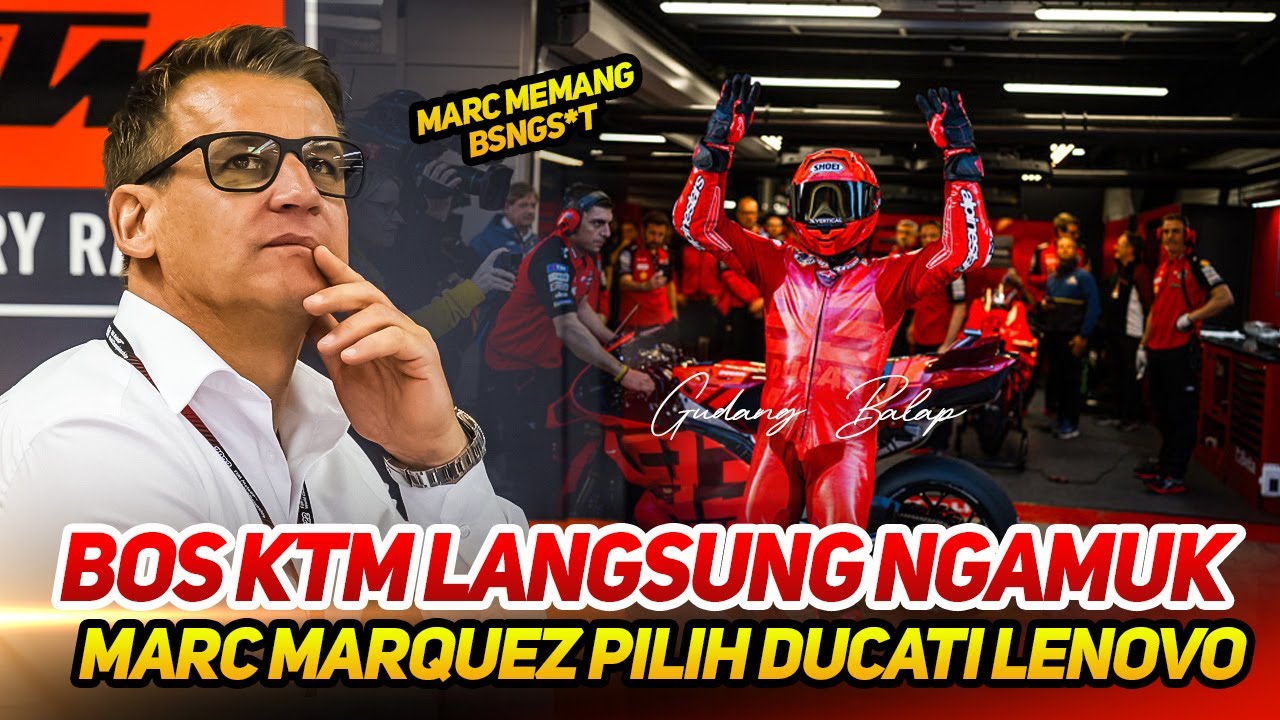 KTM RESMI BANGRKUT ️BOS PIT BIERER NGAMUK~SALAHKAN MARC MARQUEZ YANG ...