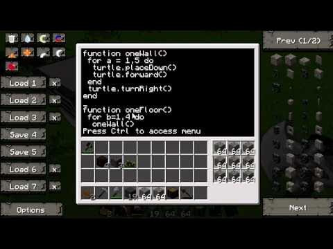 ComputerCraft - Back To Basics - Part 4 - For loops - YouTube