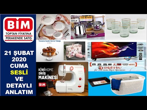 21 ŞUBAT 2020 CUMA BİM MARKET AKTÜEL ÜRÜNLER KATALOĞU SESLİ ANLATIM