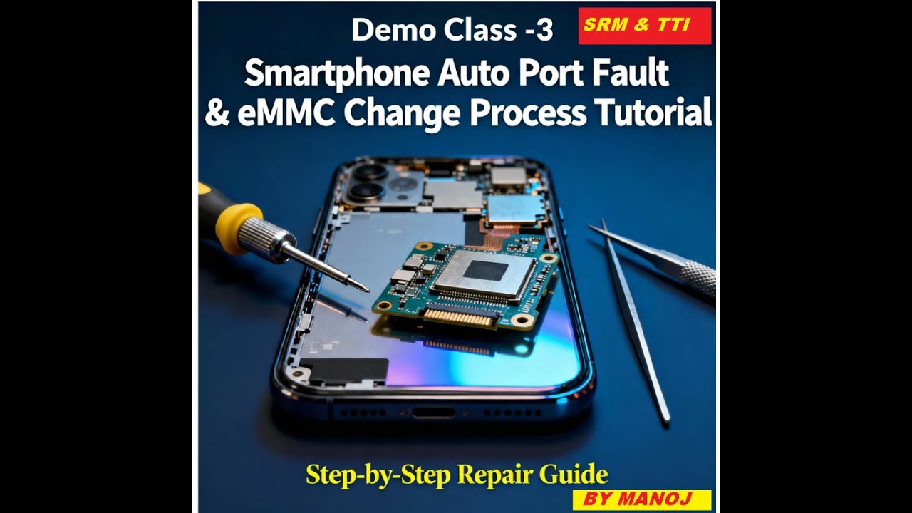 How to alive auto port or dead mobile? EMMC Change Full Process step by ...