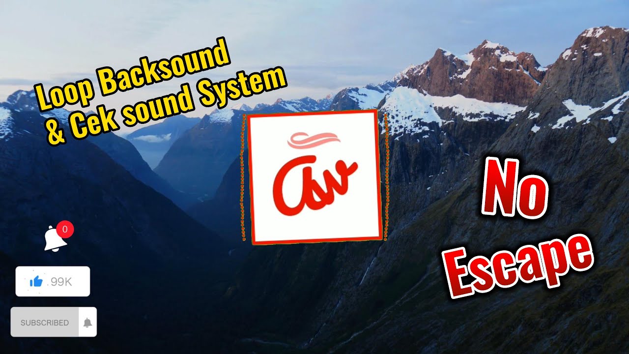 Loop Backsound & Cek sound System (No Escape) - 4K Ultra HD - YouTube