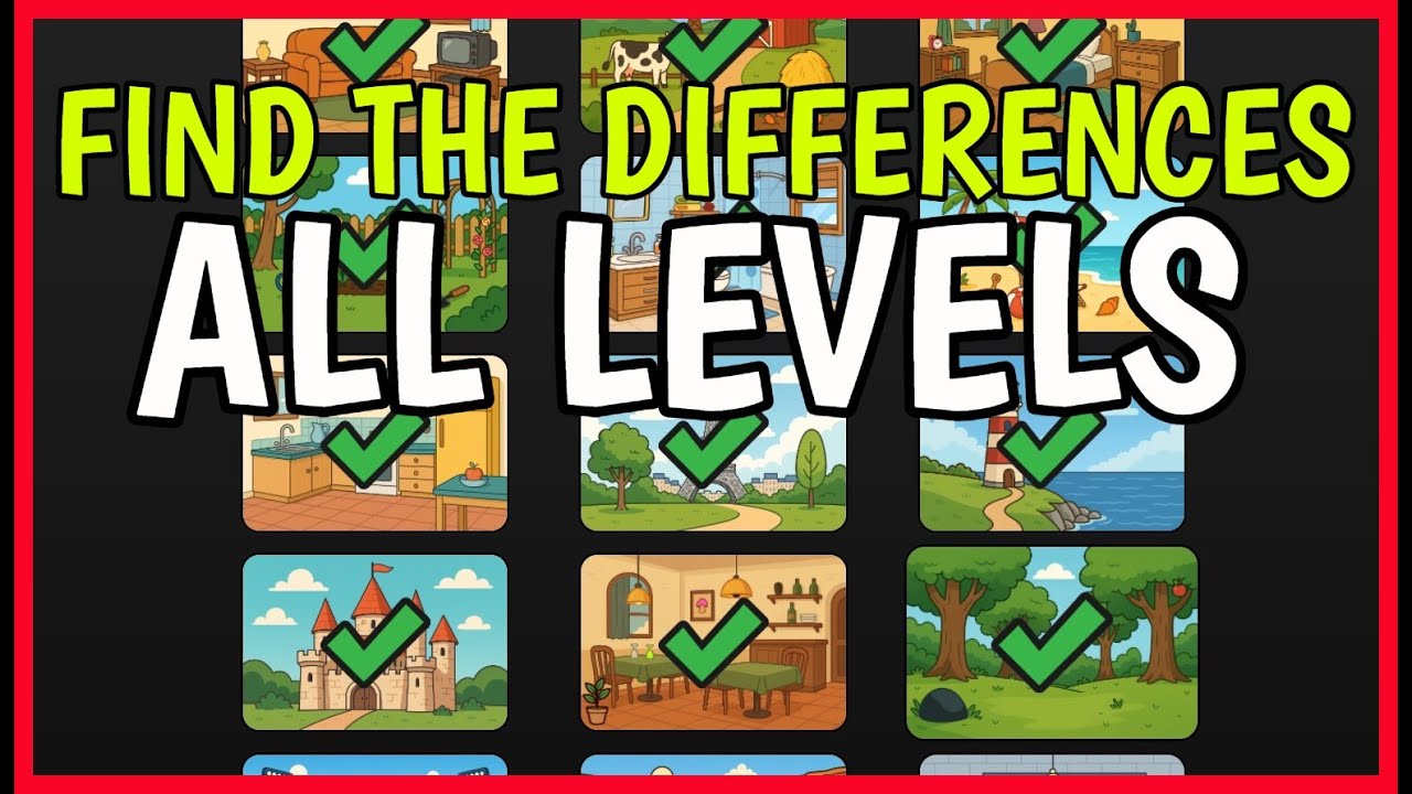 Roblox FIND THE DIFFERENCES [ ALL LEVELS ] - YouTube