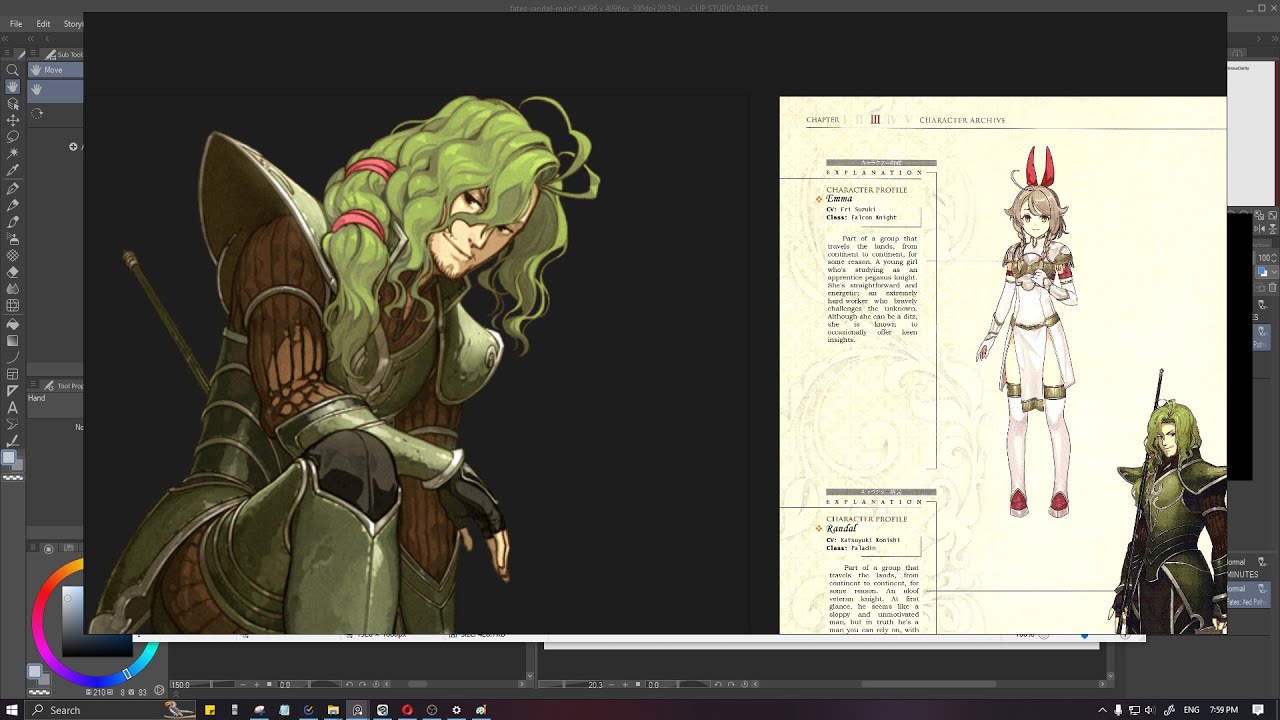 Drawing a commission (Randal) Part 1 - YouTube