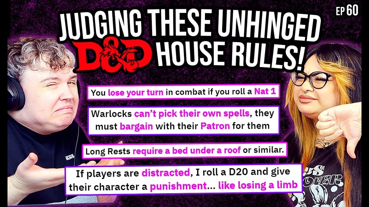 Weird D&D House Rules From Reddit & Community Submissions! | Episode 60 ...