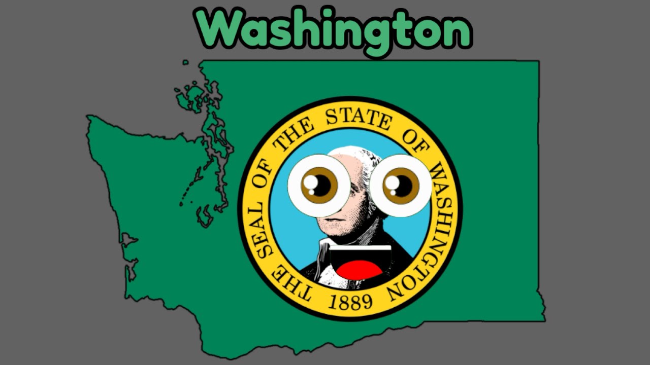 Washington geography/US state fan song! - YouTube