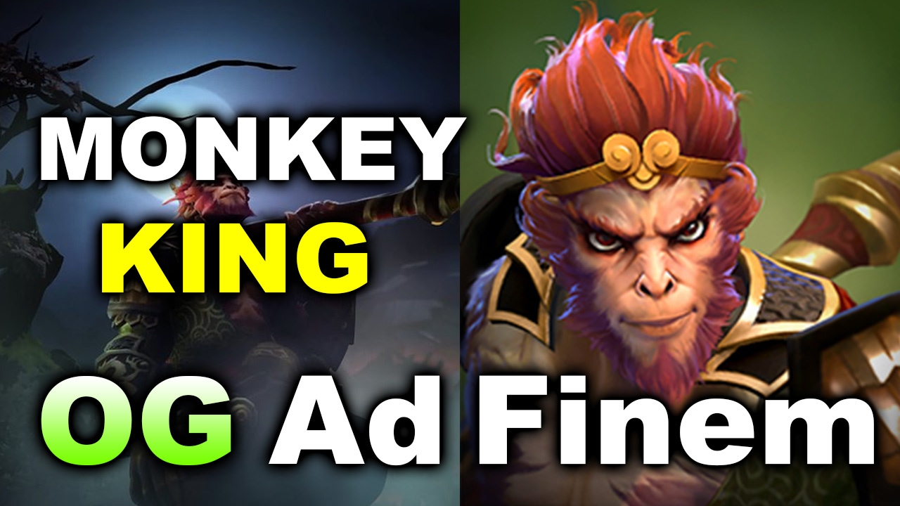 MONKEY KING First Pro Game! - OG Ad Finem - Elimination Mode 3.0 Dota 2 ...