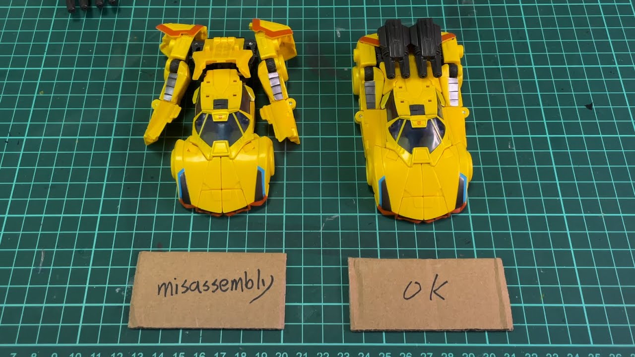 Fix Transformers SS111 Concept Art Sunstreaker’s leg misassembly. - YouTube