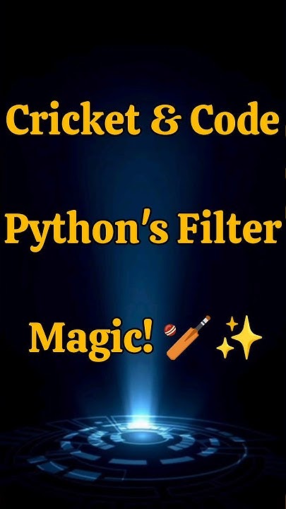Crack Python Code!! Can you crack it ??? #python #cricket #code #shorts ...
