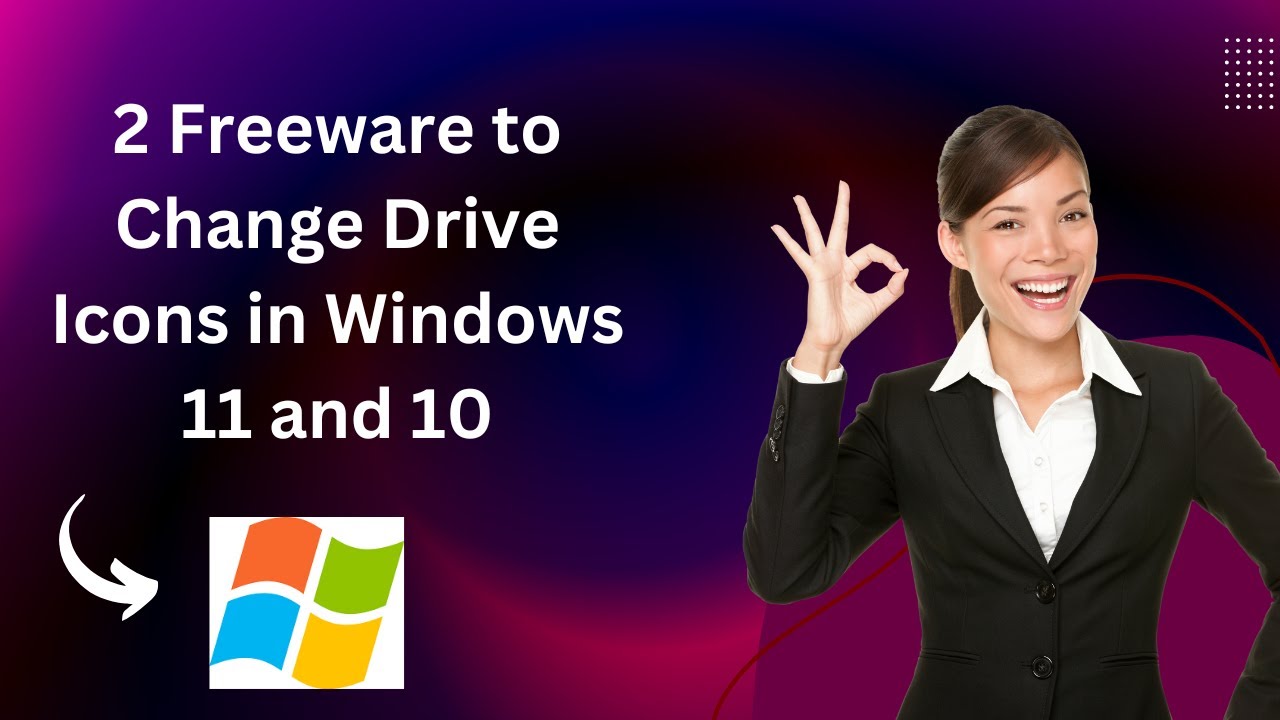 How to Change Drive Icons in Windows 11 and 10 (2 Freeware)? - YouTube