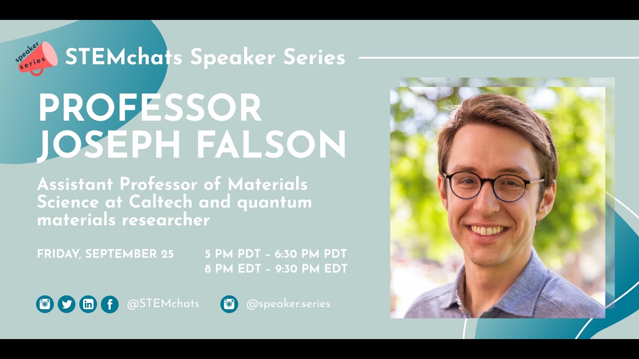 Speaker Series with Joseph Falson - YouTube