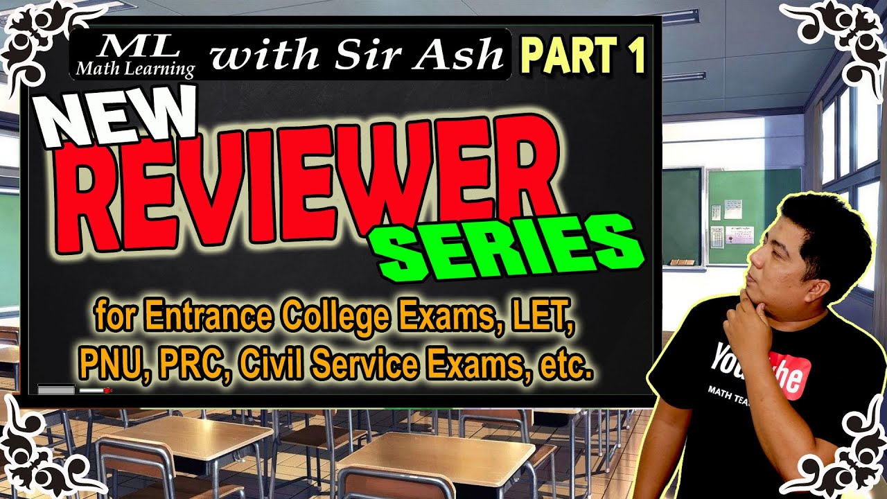 Math Reviewer For Civil Service Exam PRC LET PNU Part 1 YouTube Math Reviewer For Civil Service Exam PRC LET PNU Part 1 YouTube
