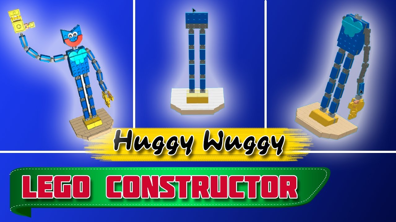 Huggy Wuggy. Lego tutorial! - YouTube