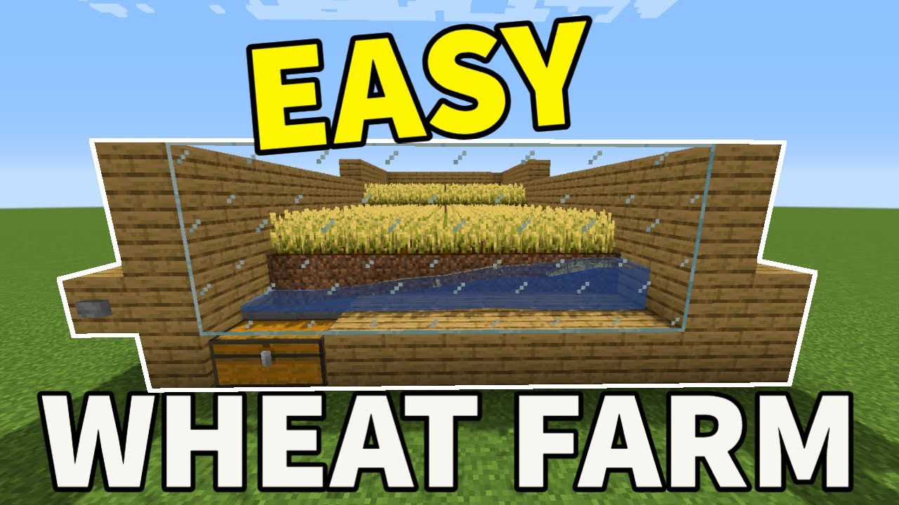 EASY Starter Wheat Farm Minecraft Java 1 19 YouTube
