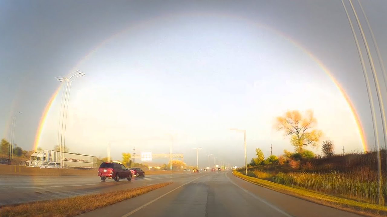 RARE Rainbow Caught on Camera - YouTube