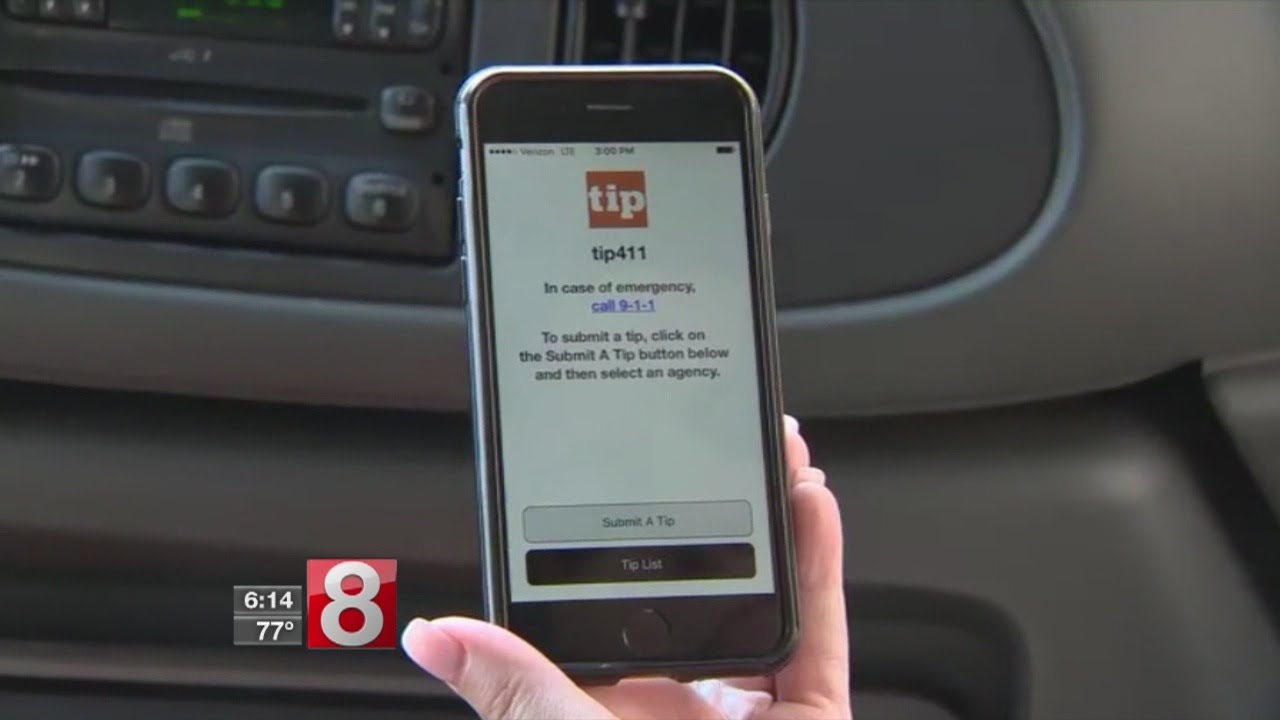 New app encourages people to anonymously report crime - YouTube
