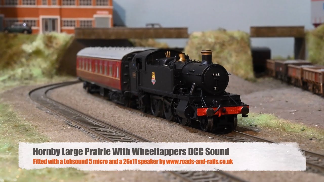 NEW Hornby Large Prairie With Wheeltappers DCC Sound - YouTube