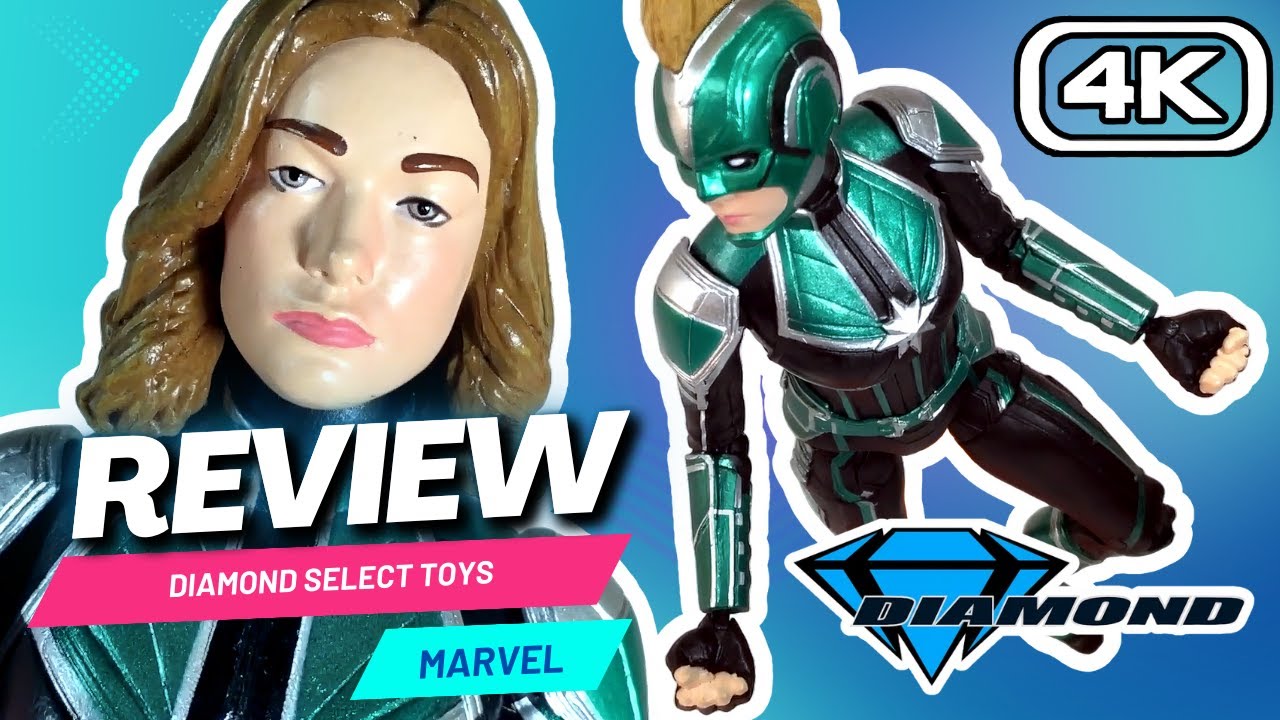 Marvel Select Starforce Captain Marvel Movie MCU Diamond Select Toys ...