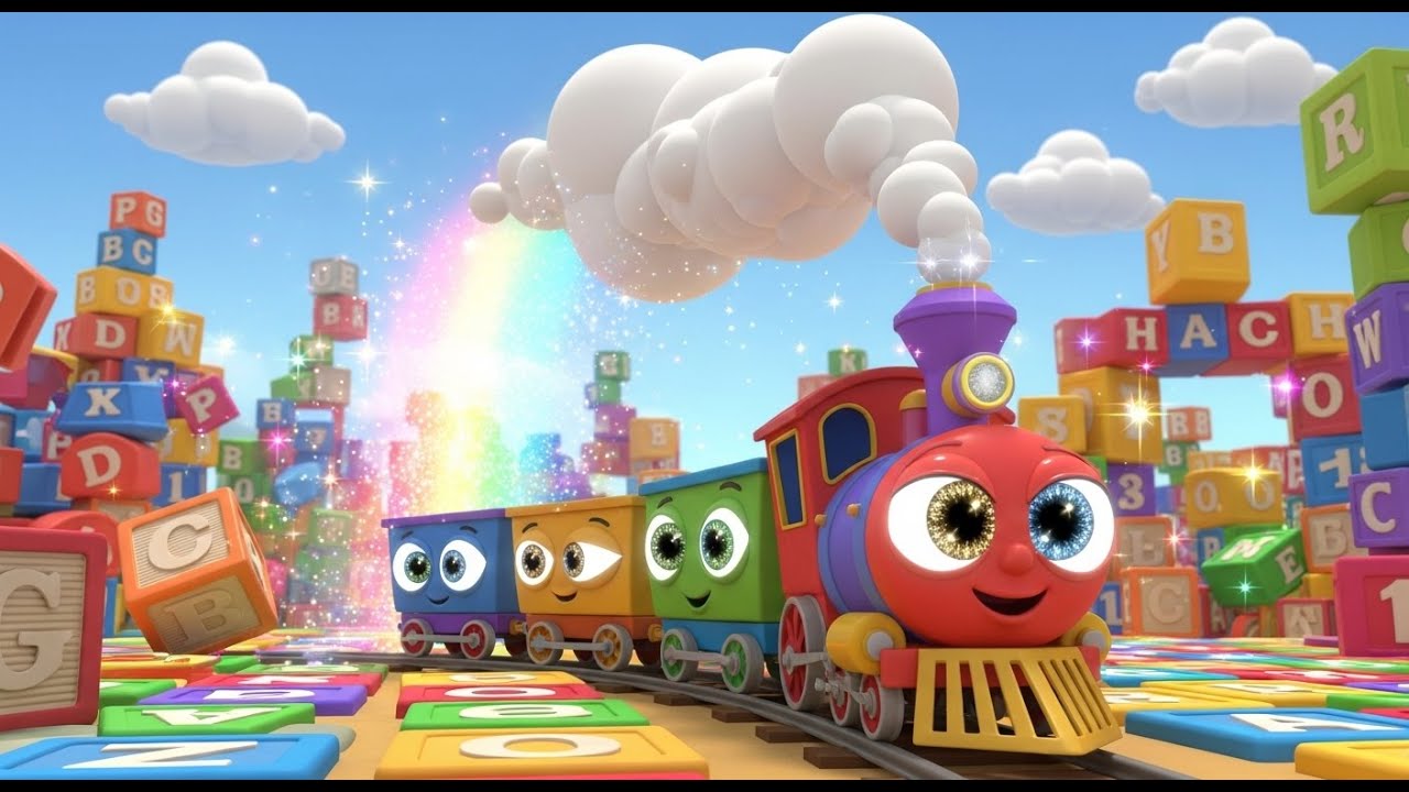 ABC Train to Alphabet Town 🚂🔤 | Learn Letters & Funny Story for Kids ...