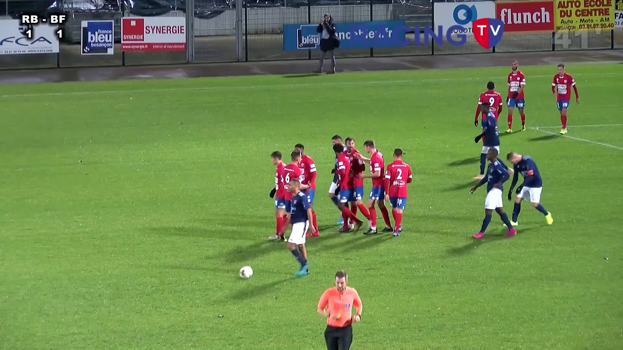 Racing Besançon - Besançon Football: Résumé du match - YouTube