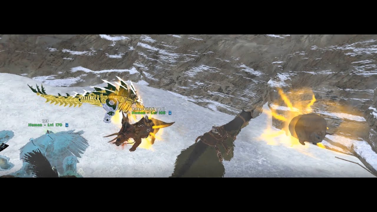 ARK Offical Small Tribe | Base | Exo mek | Boss | Ice Cave Griefing ...