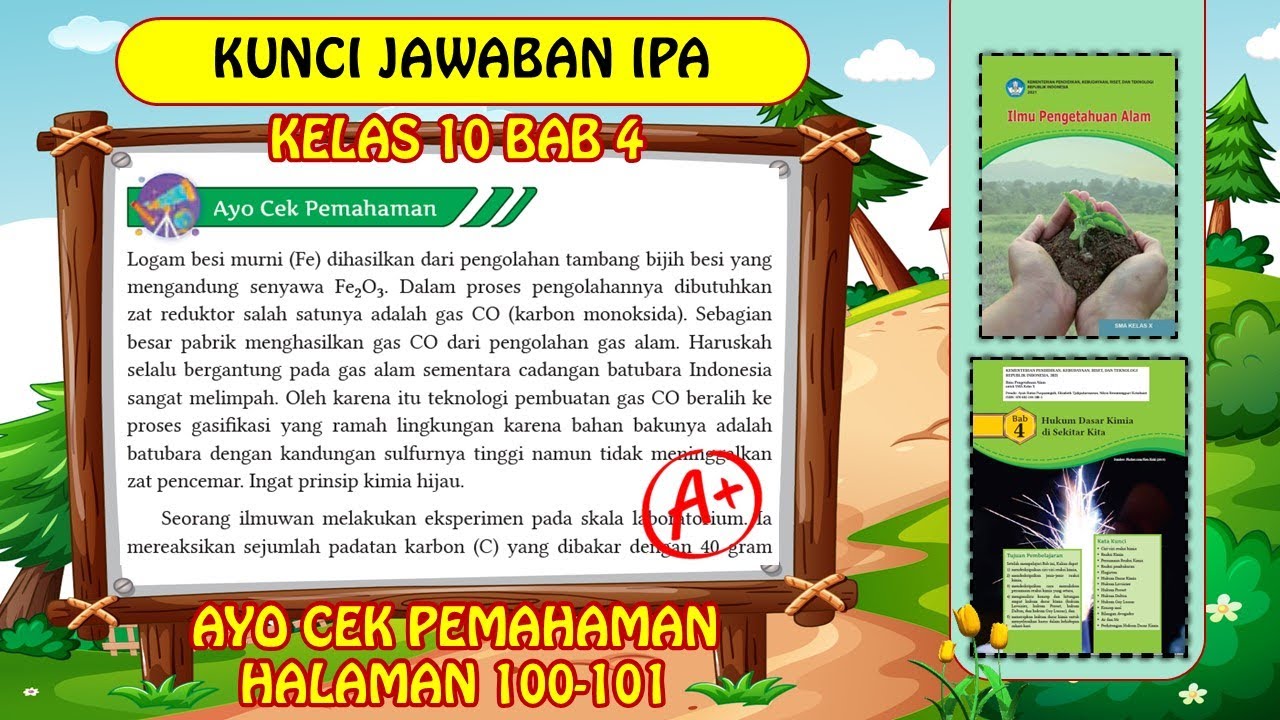 KUNCI JAWABAN IPA KELAS 10 BAB 4 AYO CEK PEMAHAMAN HALAMAN 100-101 KURIKULUM MERDEKA - YouTube