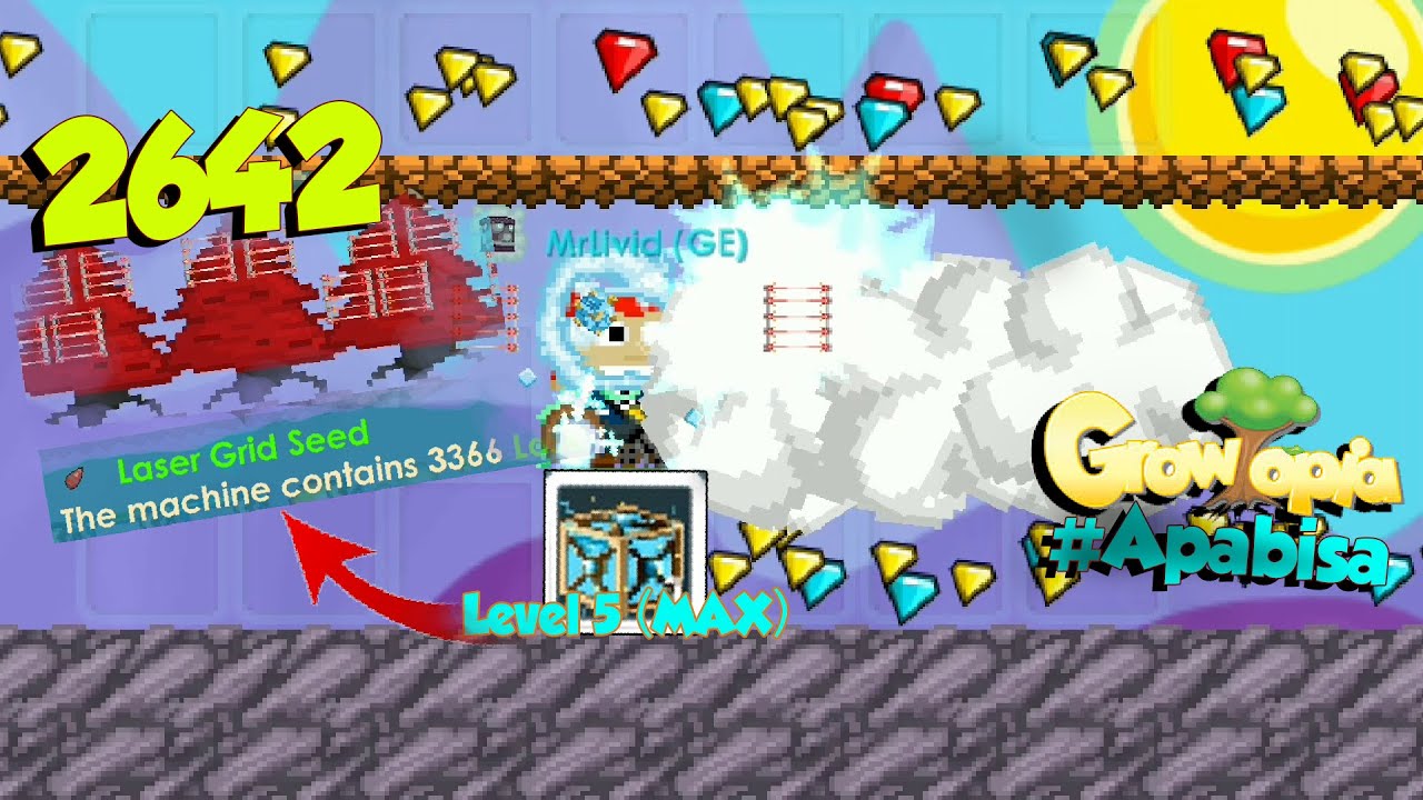 I FARM LASER GRID USING ANCESTRAL TESSERACT OF DIMENSION - GROWTOPIA ...