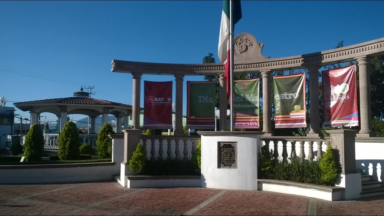 Santa María Rayón: Plaza Central Rayón; Edo. de México - YouTube