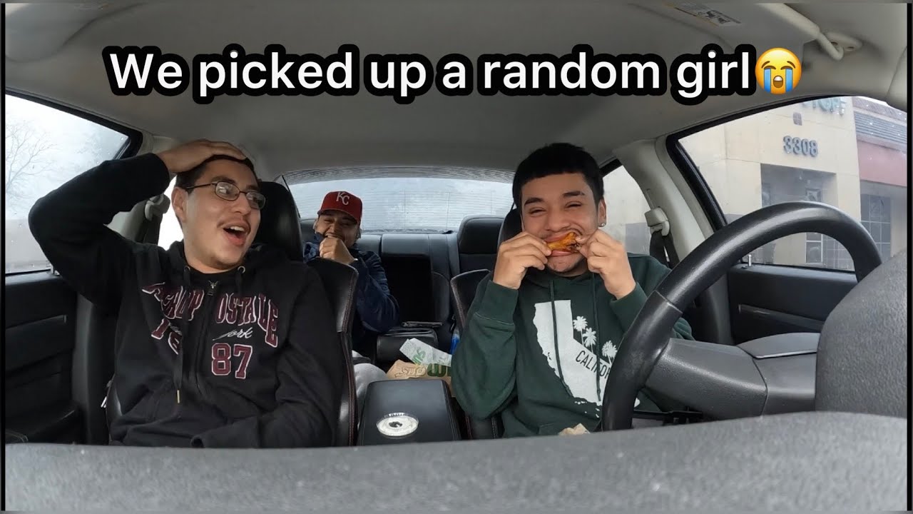 The Time We Picked Up A Random Girl!! WingStop Mukbang - YouTube